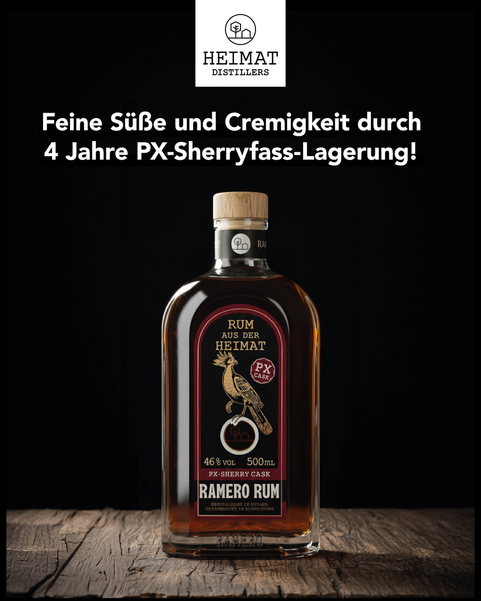 RAMERO Rum PX-Sherry Cask – HEIMAT DISTILLERS