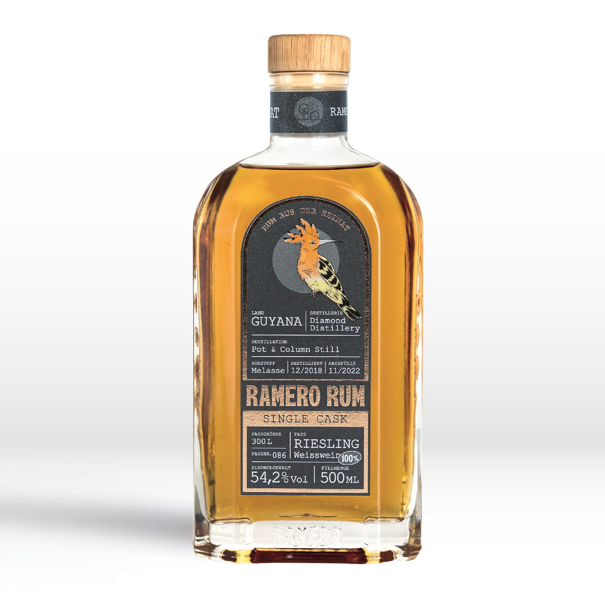 RAMERO Rum Single Cask Riesling 54,2% 500ml – HEIMAT DISTILLERS